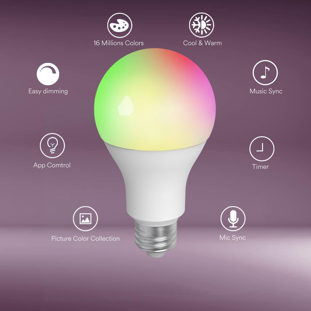 Smart Light Bulb - WiFi - Genie Automata