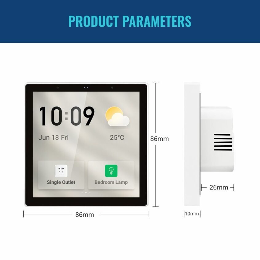 Smart Multi-functional Control Panel - 4" Screen - Genie Automata