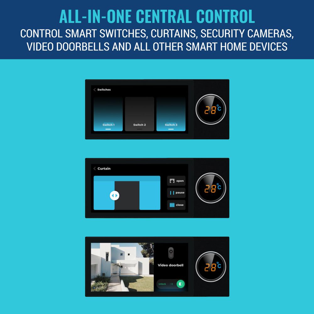 Smart Multi-functional Control Panel - 6" Screen - Genie Automata