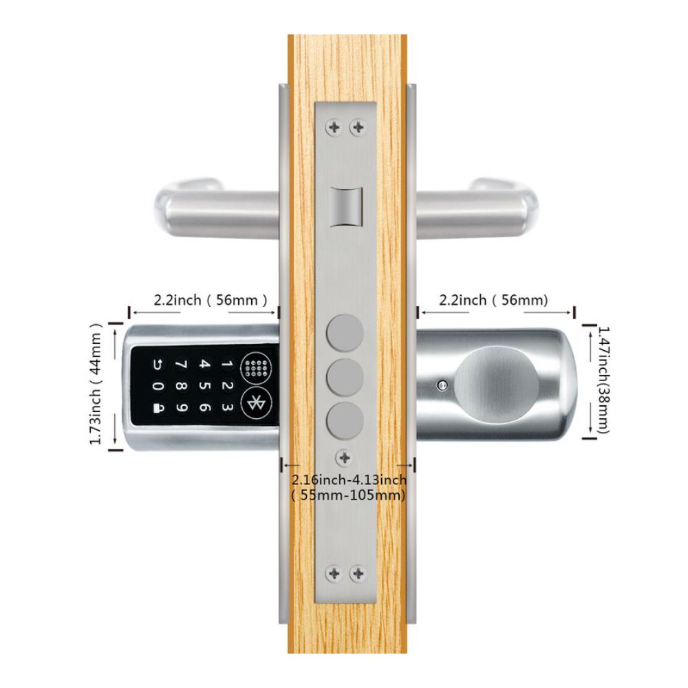 Smart Cylinder Door Lock - Keypad - Genie Automata