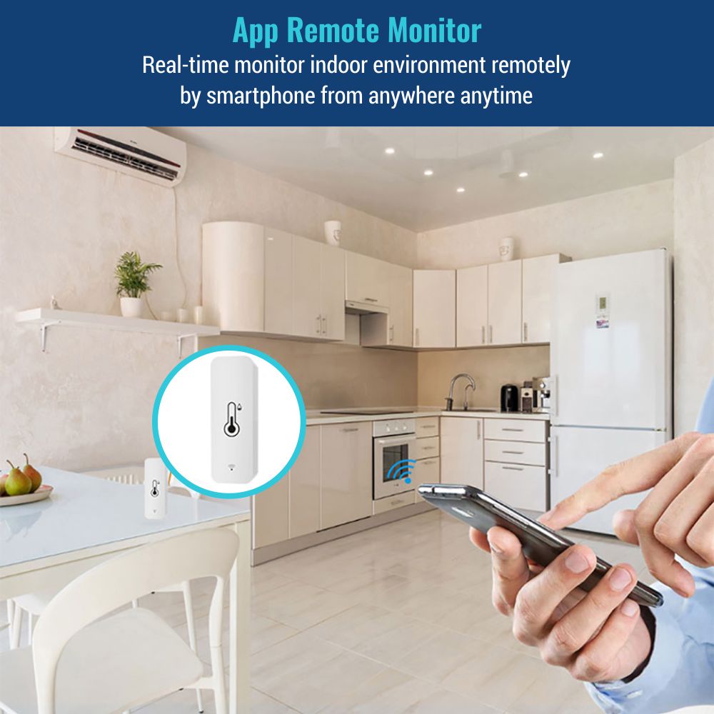 Temperature / Humidity Sensor - WiFi - Genie Automata